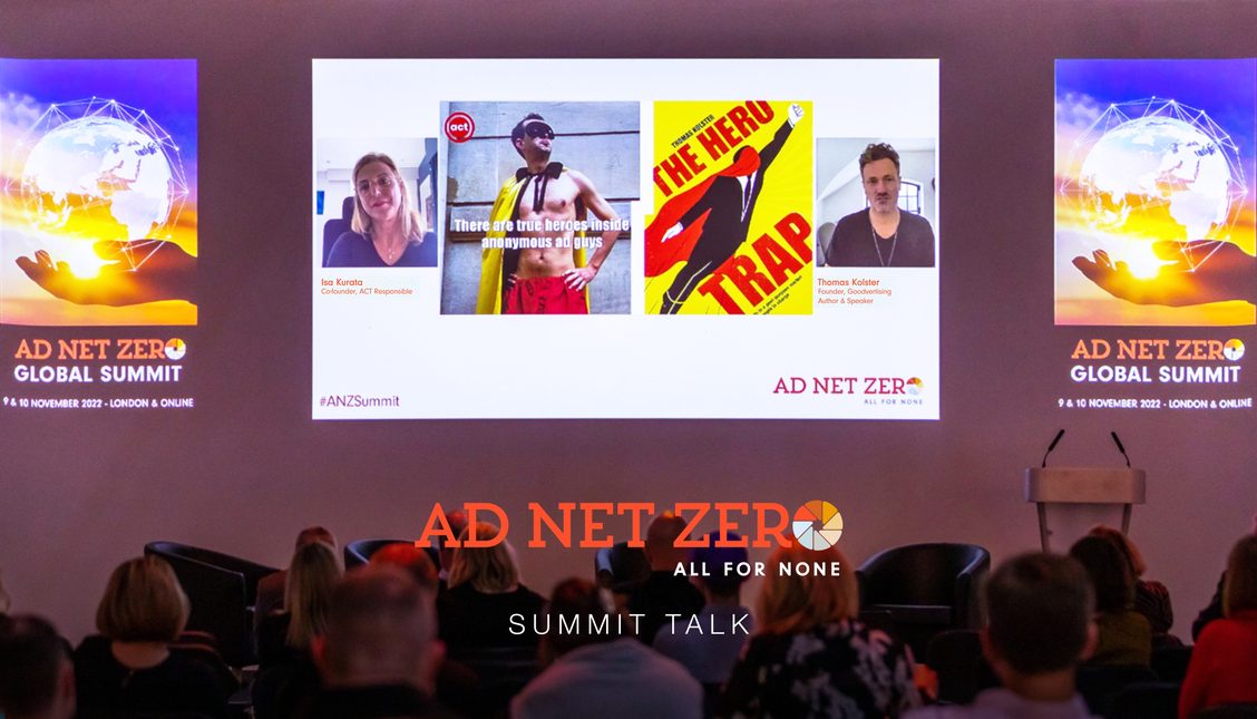 AD NET ZERO LONDON SUMMIT - Act Responsible
